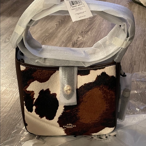 Coach | Bags | Coach Multicolor Cow Print Shoulder Bag | Poshmark